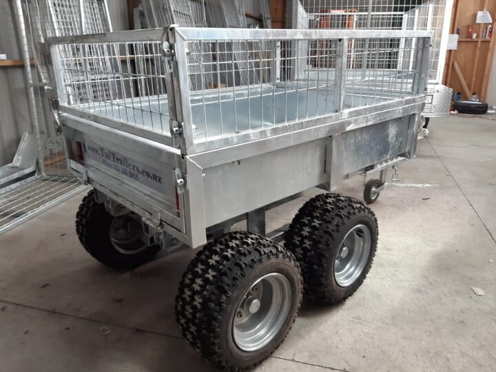 ATV Quad Hydraulic Tipping Trailer | Tui Trailers | Quality Made | 100% ...