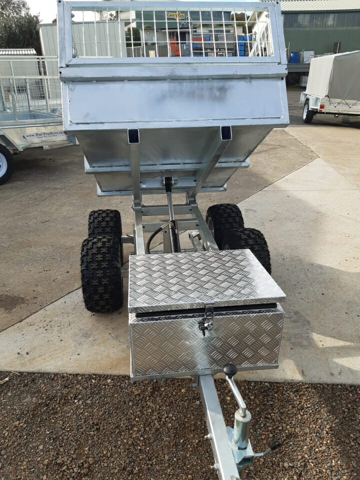 ATV Quad Hydraulic Tipping Trailer | Tui Trailers | Quality Made | 100% ...