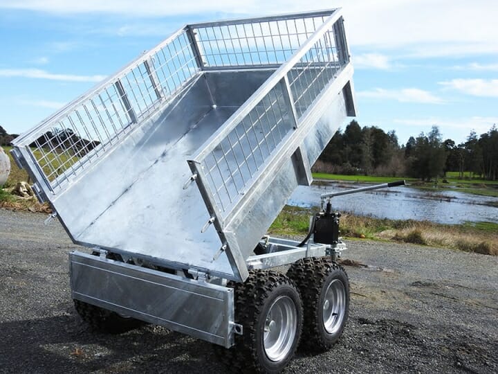 ATV Quad Hydraulic Tipping Trailer | Tui Trailers | Quality Made | 100% ...